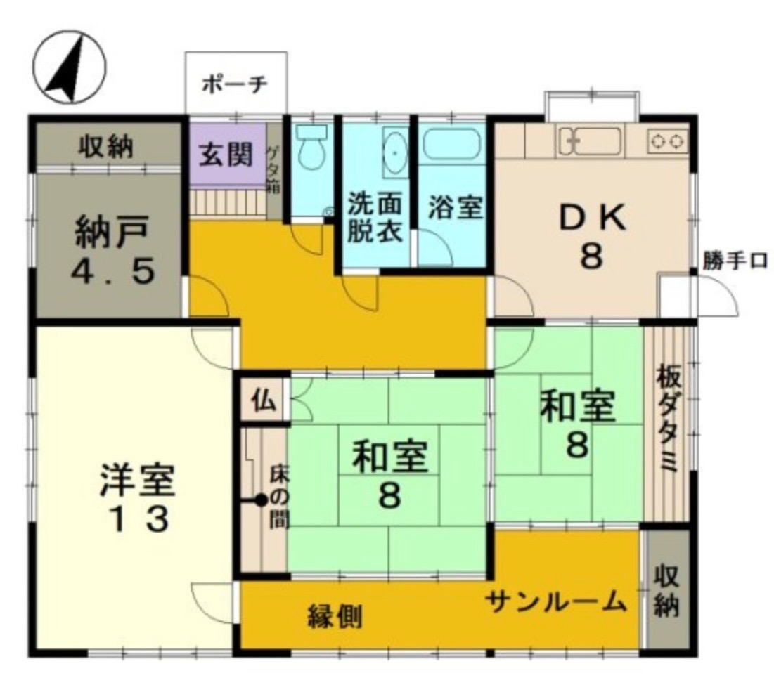 【中古住宅情報】恵那市大井町・眺望の良い高台の家（3LDKS・730万円） | 岐阜県中津川市で注文住宅・工務店なら自由設計の日建建設へ